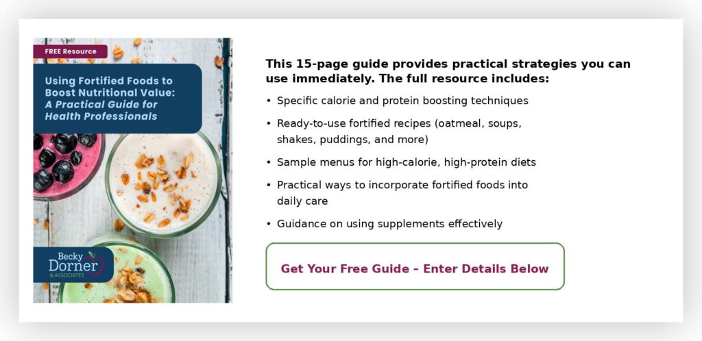 How to Use Fortified Foods to Boost Nutritional Value in Clinical Practice
